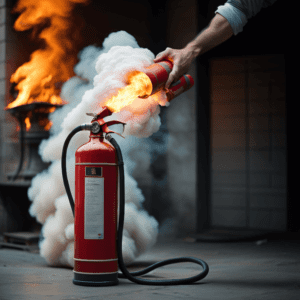 When Using A Fire Extinguisher You Should Aim At? | Jacks Of Science